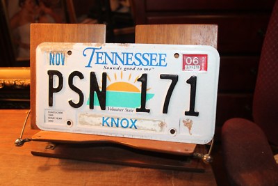 2006 Tennessee License Plate Knox County PSN 171 | eBay