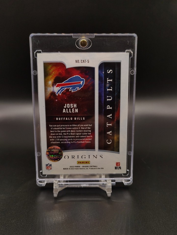 Josh Allen 2022 Panini Origins Catapults On-Card Auto Buffalo Bills NFL ...
