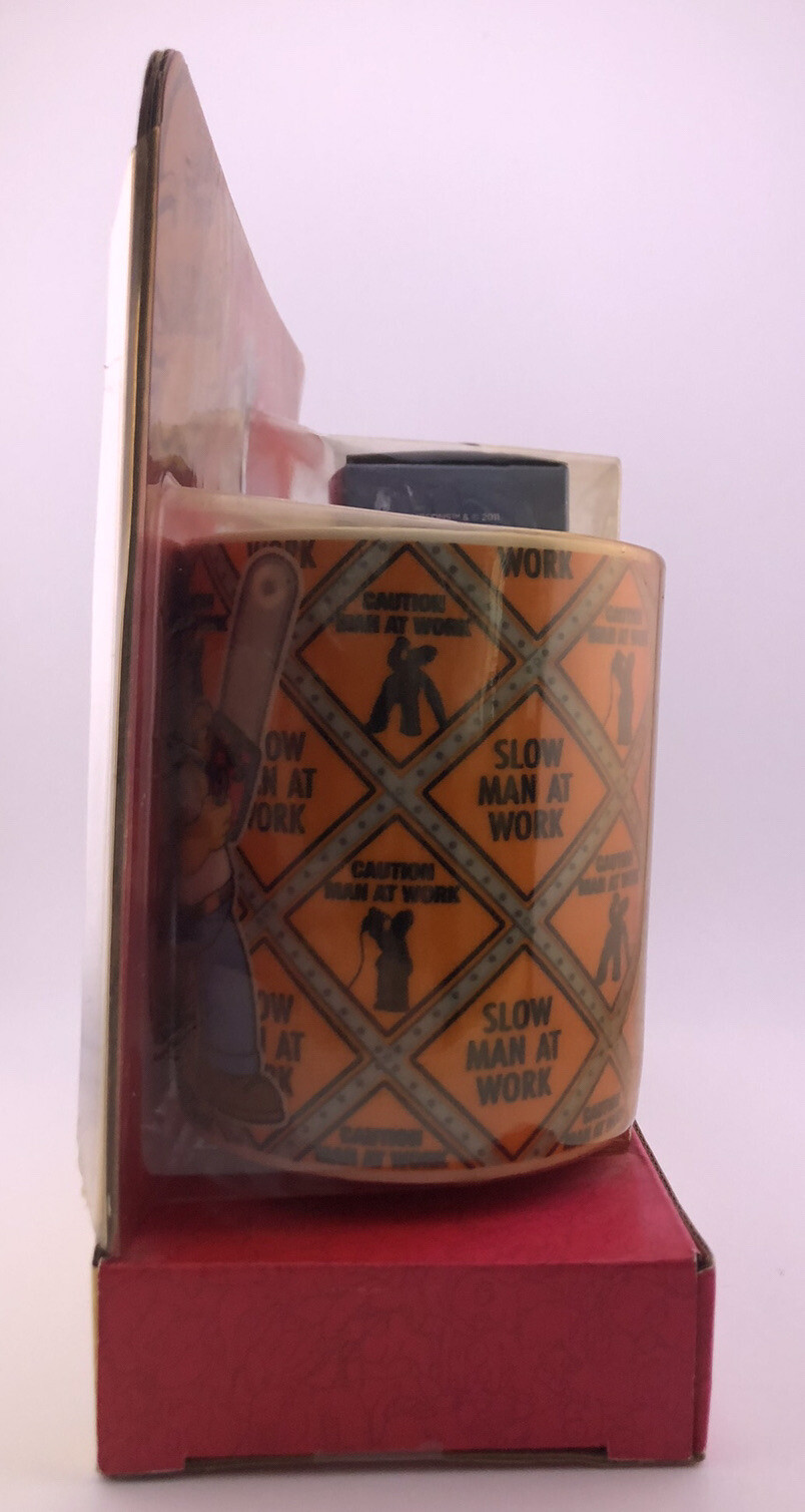 The Simpsons Collectible Mug SLOW MAN AT WORK Homer Simpson + Moe’s ...