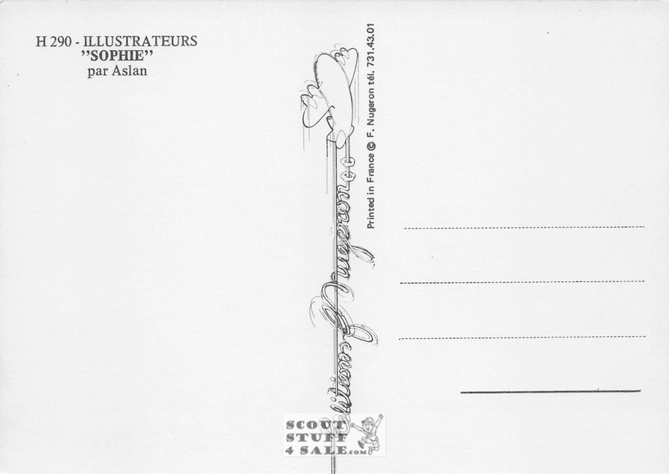 Illustration Art by Par Aslan, French Postcard, Editions Nugeron #H290 ...