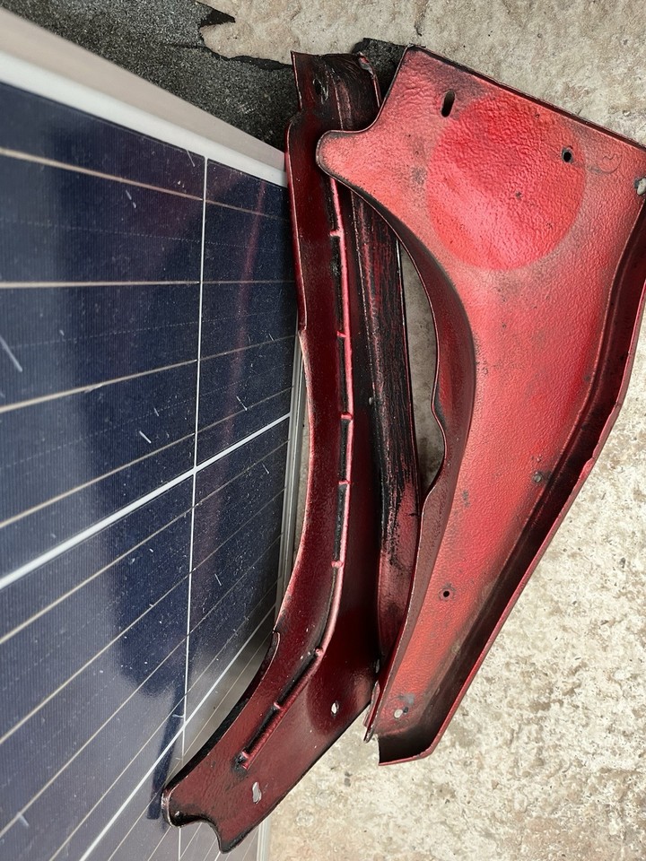Lambretta Rear Running Boards Small Split Reinforcement Bar Welded On ...