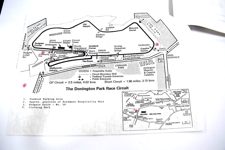 1991 ROTHMANS HONDA MOTORCYCLE RACING TEAM BRITISH GP GARDNER, DOOHAN ...