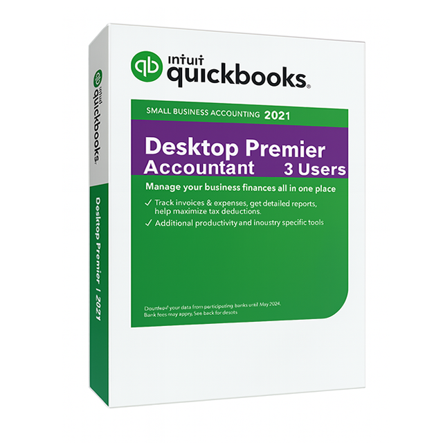 QuickBooks Desktop Premier Acct 3 Users | eBay