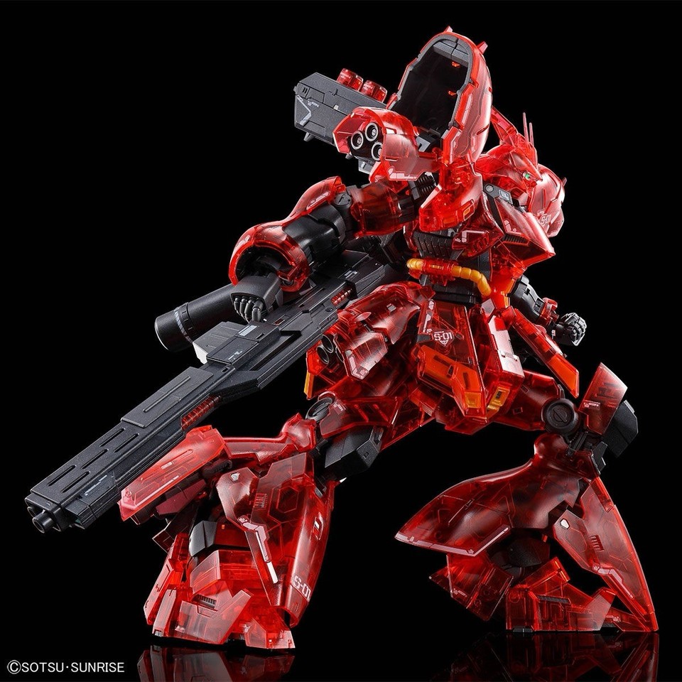 BANDAI Sazabi Clear Color RG 1/144 The Gundam Base Event Limited Model ...