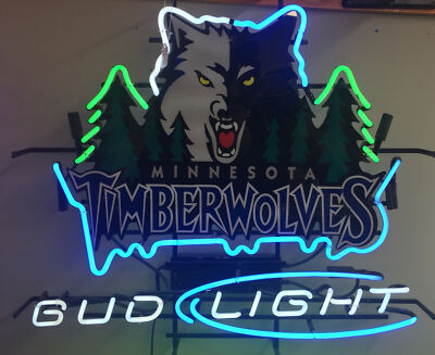 Minnesota Timberwolves Beer Neon Light Sign Lamp Bar Home Wall Decor ...
