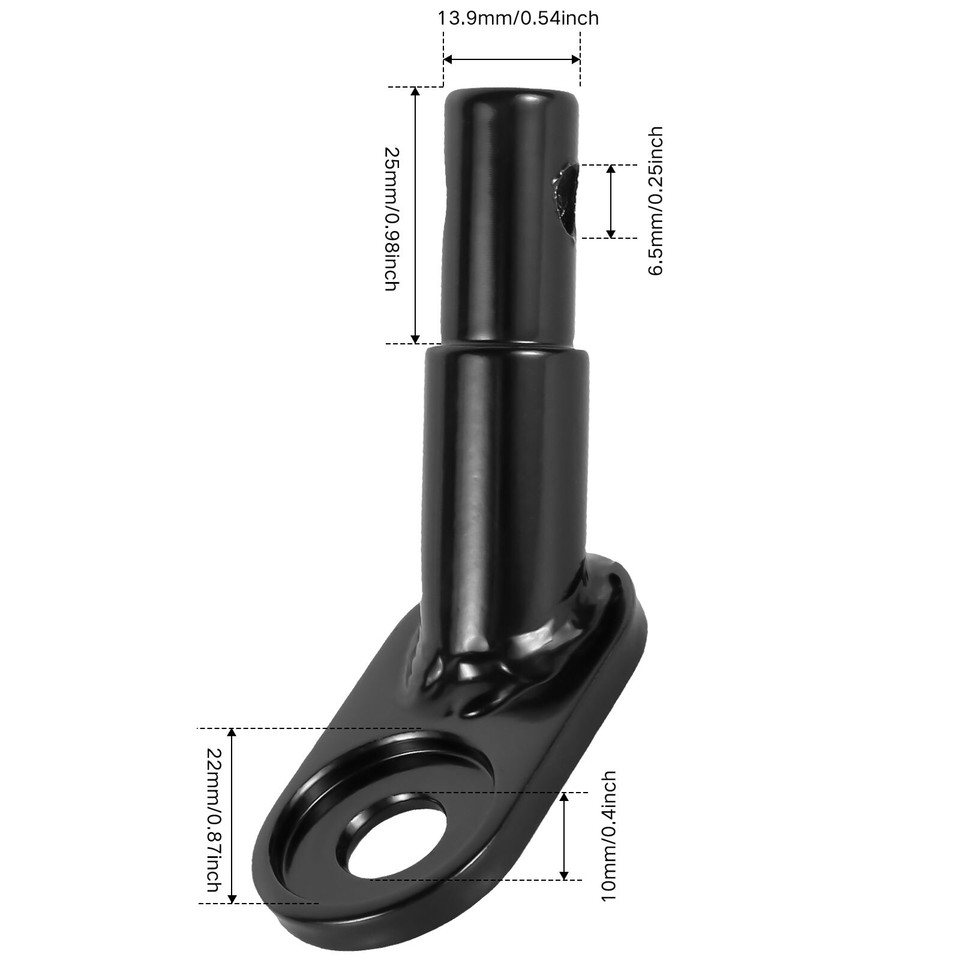 2Pcs Bike Trailer Coupler Stainless Steel Bike Trailer Hitch Connector ...