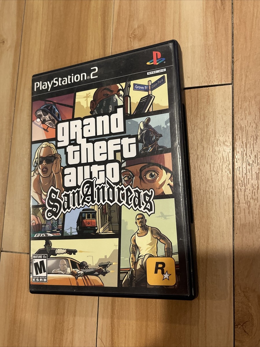 Grand Theft Auto GTA: San Andreas Sony PlayStation 2 Complete manual ...
