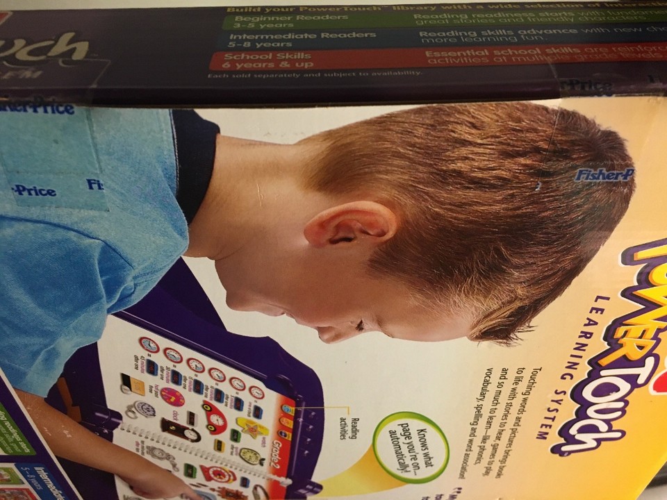 New FISHER PRICE POWER TOUCH LEARNING SYSTEM AGES 3-8 PRE K -2ND GRADE ...