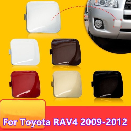 L R Front Bumper Towing Tow Hook Hole Eye Cover Cap For Toyota RAV4 ...