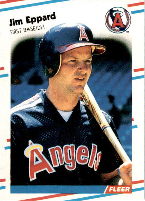 1988 Fleer Update #U-13 Jim Eppard California Angels | eBay