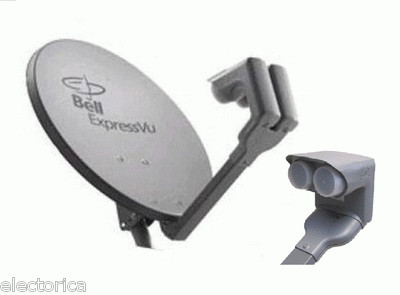 20" BELL HD DISH 500 SATELLITE + TWIN LNB + SWITCH NETWORK SW21 SW44 ...