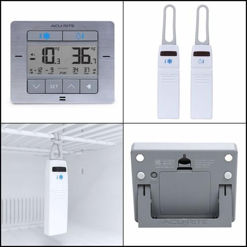 AcuRite Digital Wireless Fridge and Freezer Thermometer 72397005159| eBay