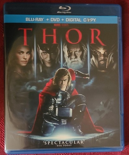Thor Blu-ray/DVD (2011) 2-Disc Set USED Very Good Condition Chris ...