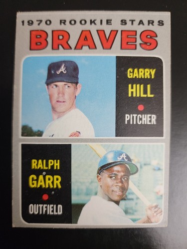 1970 Topps Rookie STARS #172 GARRY HILL RALPH GARR ATLANTA BRAVES ...