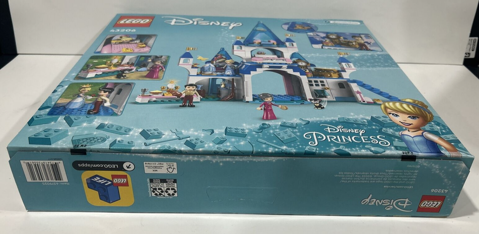 LEGO 43206 Disney Cinderella and Prince Charming's Castle - New | eBay