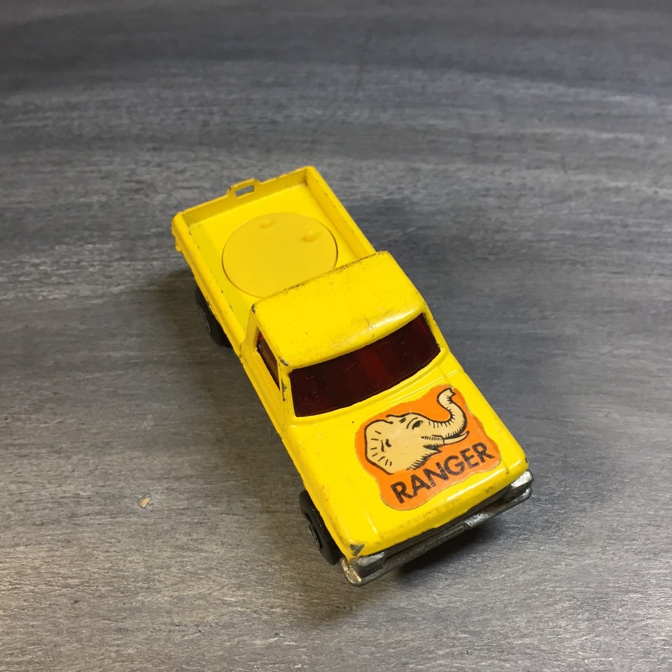 Vintage 1973 Matchbox Lesney No.57 Rolamatics Ford Ranger Wild Life Truck Yellow | eBay