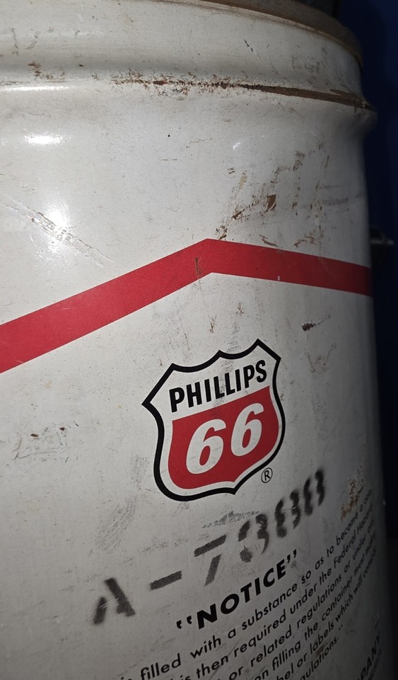Vintage Phillips 66 Motor Oil Can Magnus A Oil Grade 150 8133 5 Gallon ...