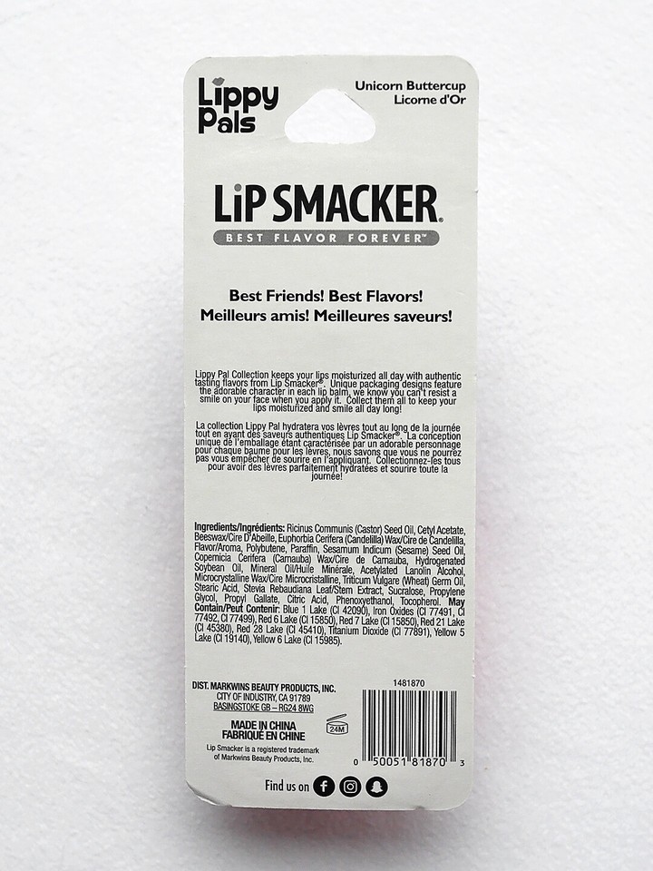 Lip Smacker Lippy Pal Balm (Panda Fox Bunny Unicorn Kitten Reindeer ...