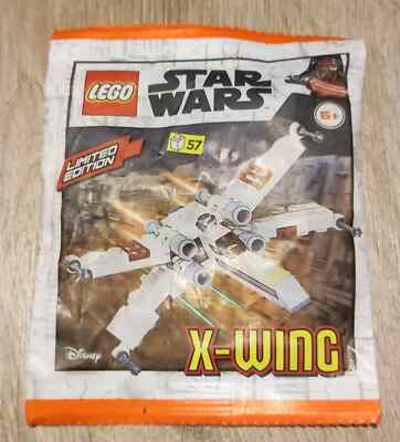 FIGURINE POLYBAG LEGO VAISSEAU STAR WARS FOIL 912304 X-WING X WING ...