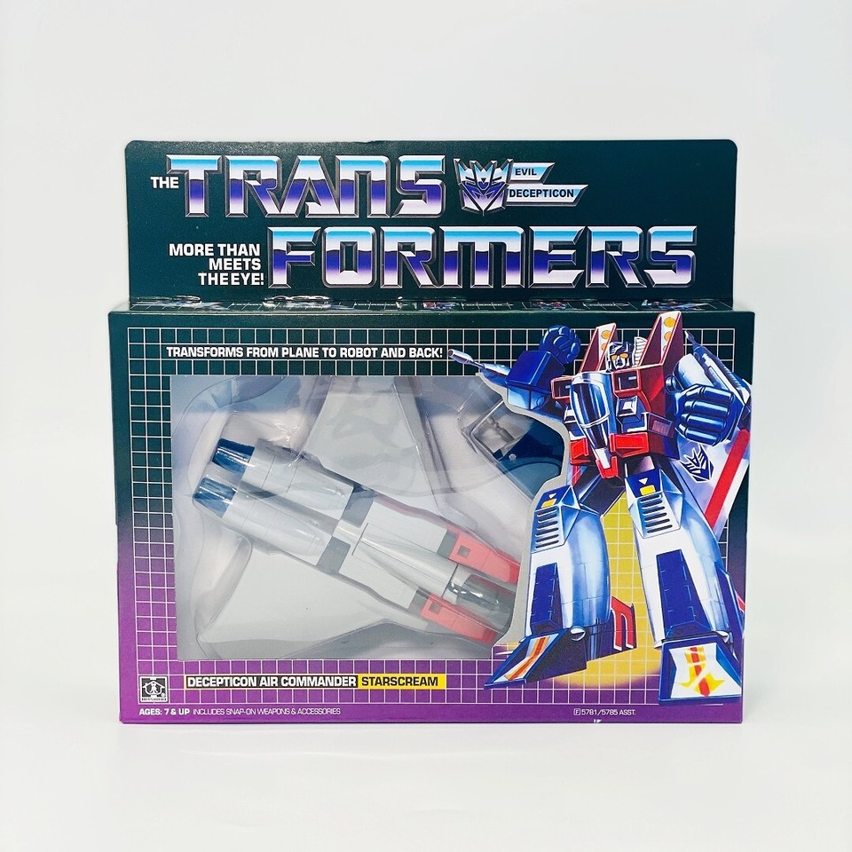 Transformers G1 Star scream Reissue Brand New with BOX Free Shipping | eBay