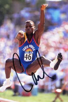 Carl Lewis Autographed 4x5 Card | eBay