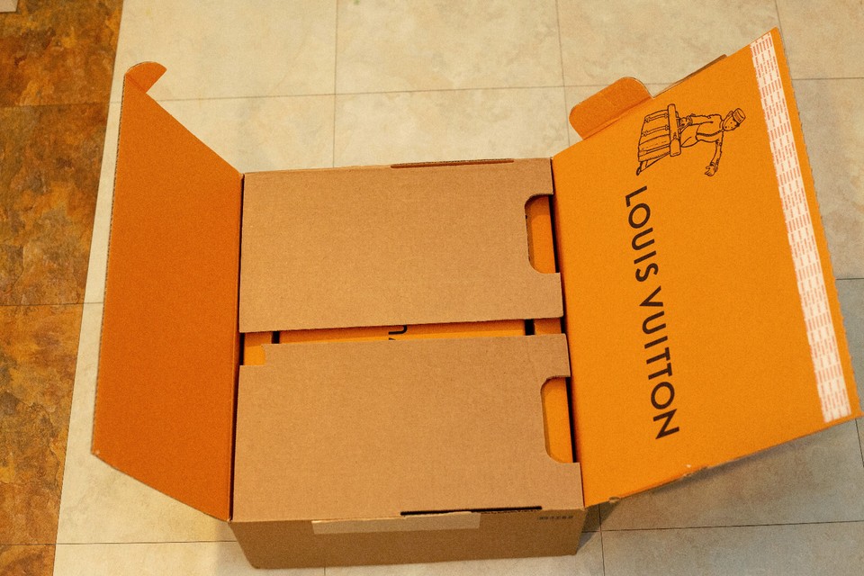 LOUIS VUITTON Shipping & Gift box / storage BOXES L | eBay