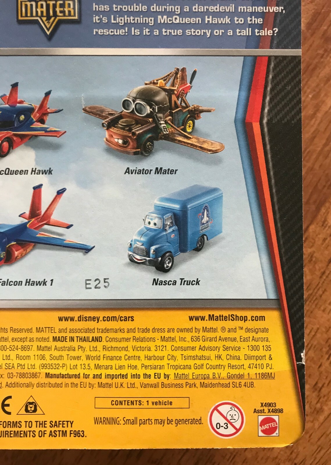 Disney Pixar Cars TAKE FLIGHT - FALCON HAWK 1 - Deluxe - BNIP - VERY ...