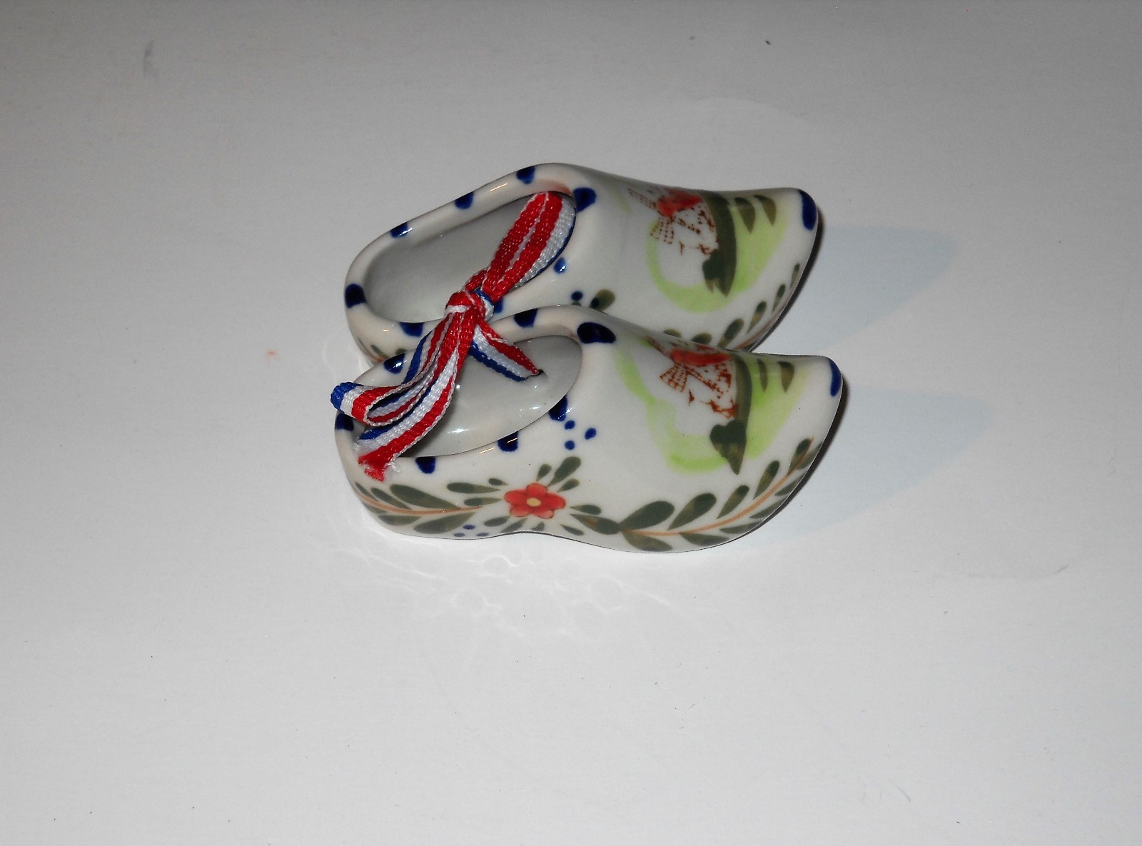 Ornamental Ceramic Mini Clogs Holland Windmill Handpainted | eBay