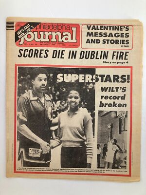 Philadelphia Journal Tabloid Febraury 14 1981 Vol 4 #59 NBA Sixers ...