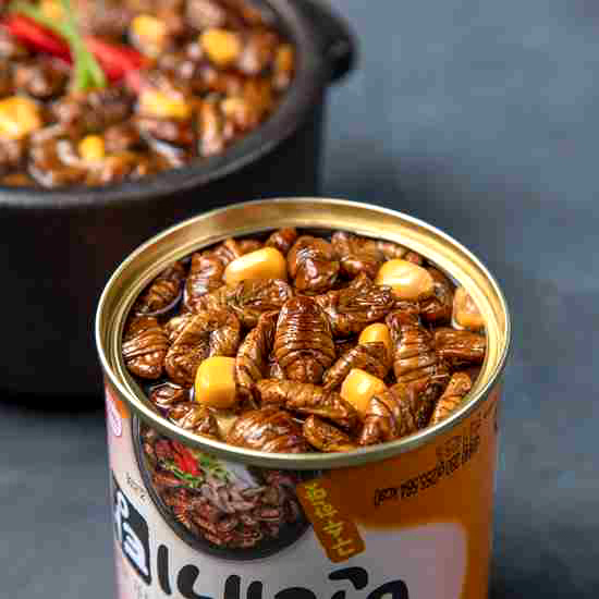 Silkworm Pupae Soup