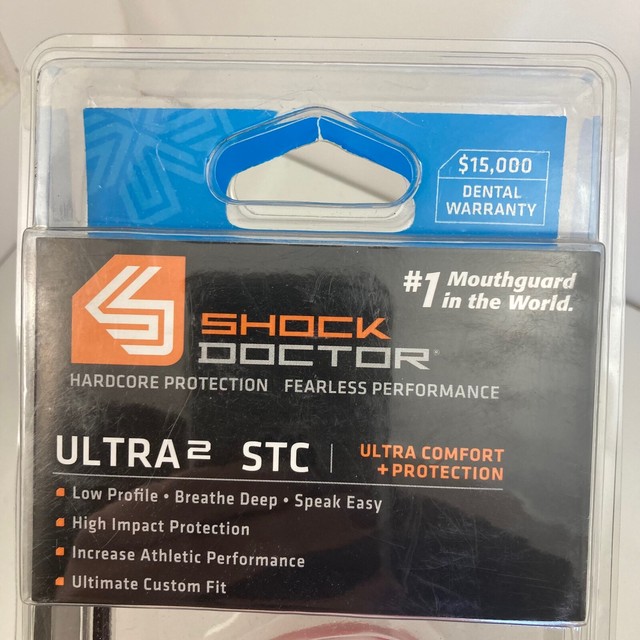 Shock Doctor 7520a Adult Ultra 2 STC Convertible Mouthguard - 9s 30 for ...