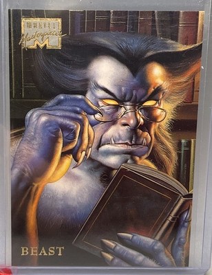 1996 Marvel Masterpieces Base Card #2 Beast - Boris & Julie | eBay