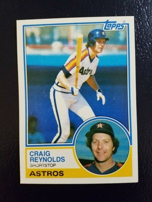 Craig Reynolds Craig Swan MLB 1983 Topps WRONG BACK ERROR RARE | eBay ...