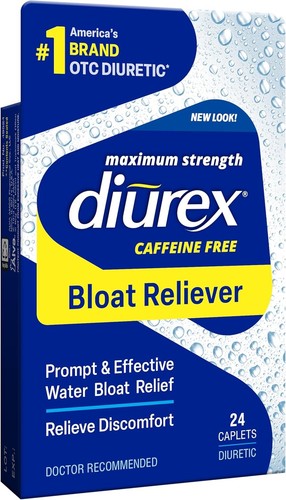 Diurex Max Water Pills - Maximum Strength Caffeine Free Diuretic ...