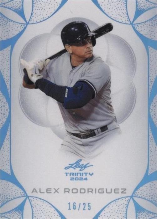 2024 Leaf Trinity - Alex Rodriguez #7 Platinum /25 for sale online | eBay