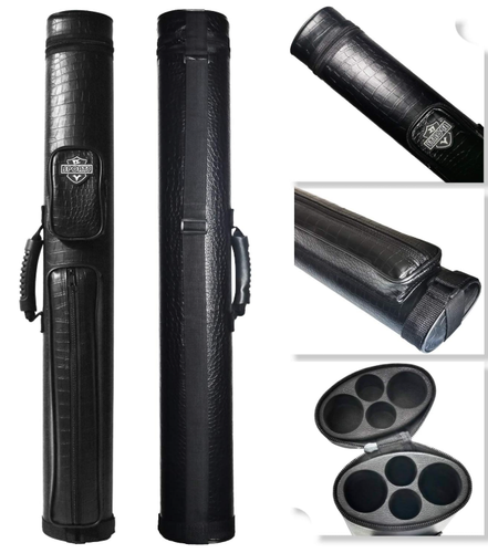 2x2 Hard cue case Oval Pool Cue Billiard Stick Carrying Case | eBay