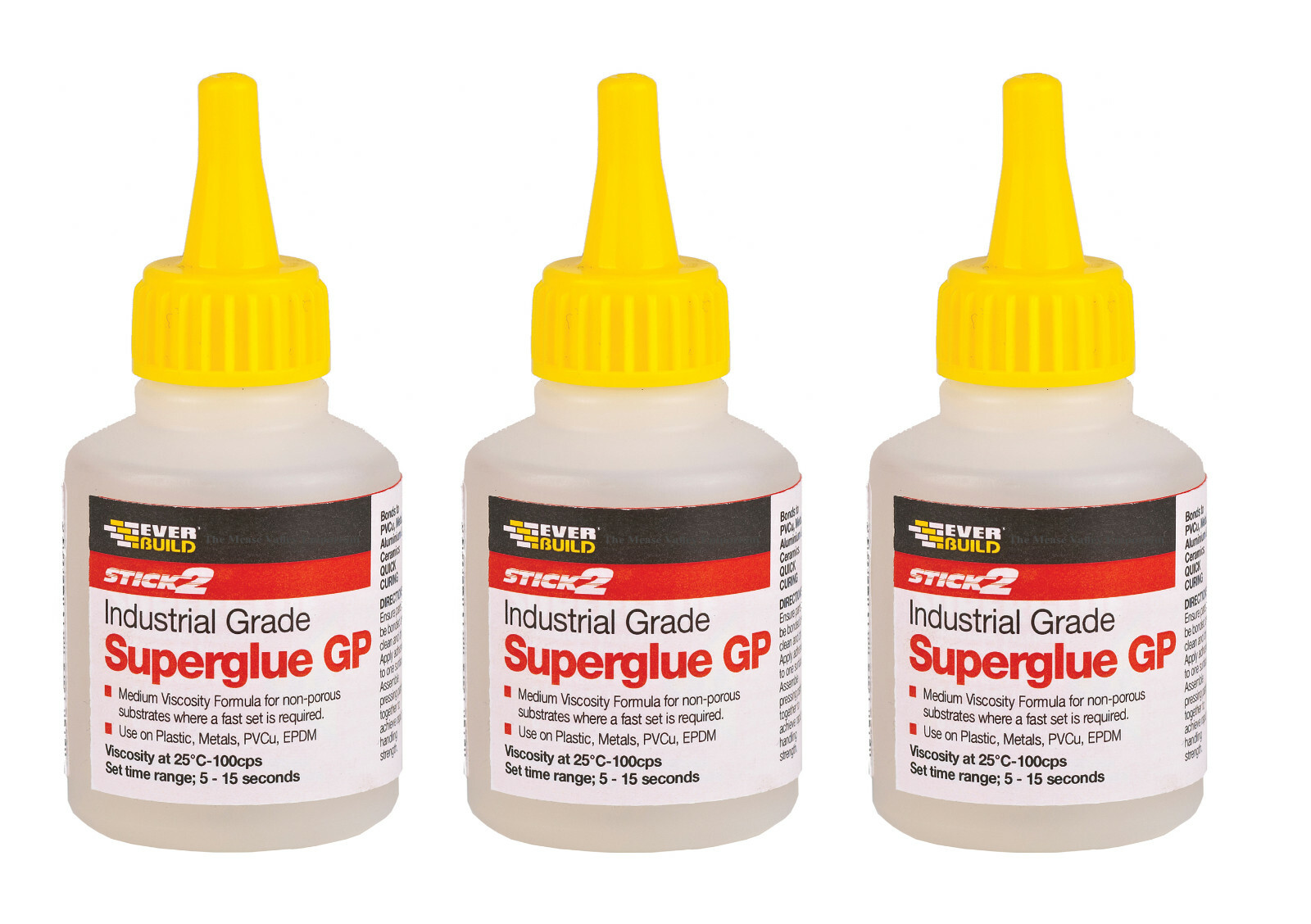 Super Glue Adhesive Strong General Purpose Industrial Grade Superglue 3 ...