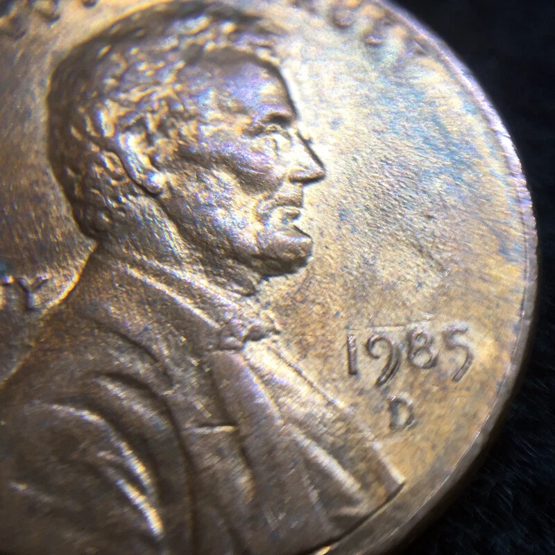 1985 Double Die Penny