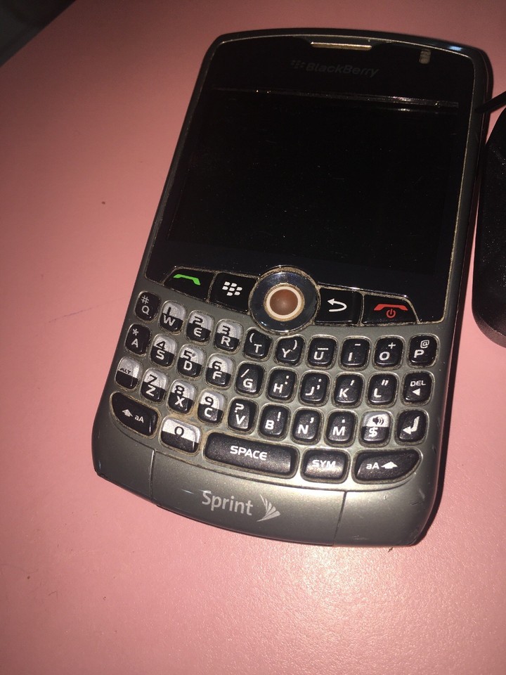 NEW BlackBerry Curve 8330 Sprint 3G Cell Phone TITANIUM gray RIM EVDO ...