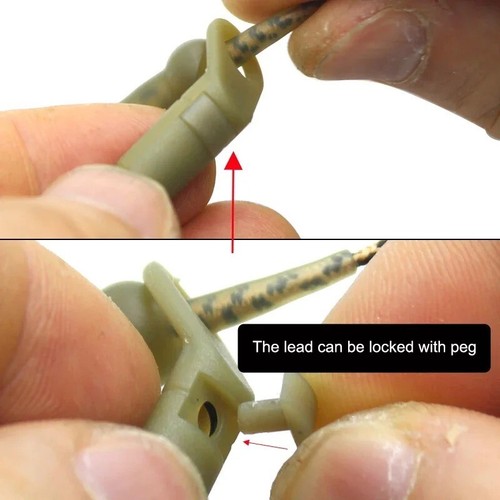 Running Rig Lead Clip Carp Fishing Quick Change Lead Hybrid Clips ...