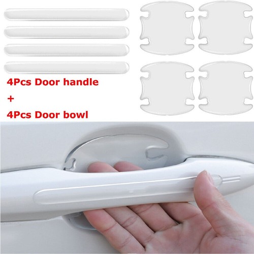 8pcs Car Door Handle Bowl Film Paint Protection Anti-scratch Sticker ...