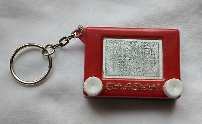 Etch A Sketch Mini Key Chain 1994 Basic Fun INC. | eBay