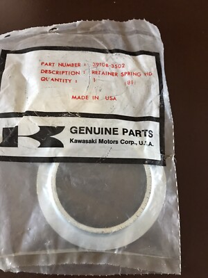 Kawasaki Intruder Snowmobile Spring Retainer Nos 39108 3502 | eBay