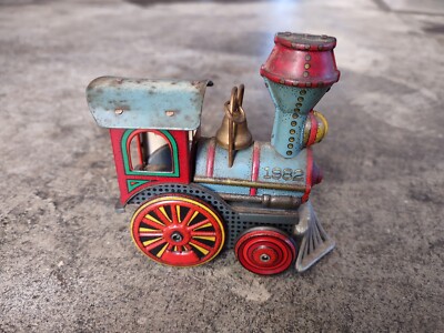 Hallmark Ornament TIN LOCOMOTIVE Pressed Tin Train Engine 1st in Series ...