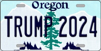 Trump 2024 Oregon Novelty Metal License Plate Tag | eBay