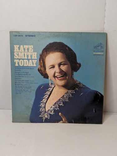 Vintage 1966 Music Album "Kate Smith Today" On Vinyl | eBay