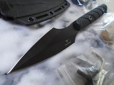 Takumitak Twisted Dagger Knife Dual Edge Full Tang Spear 3Cr13 TKF310 ...