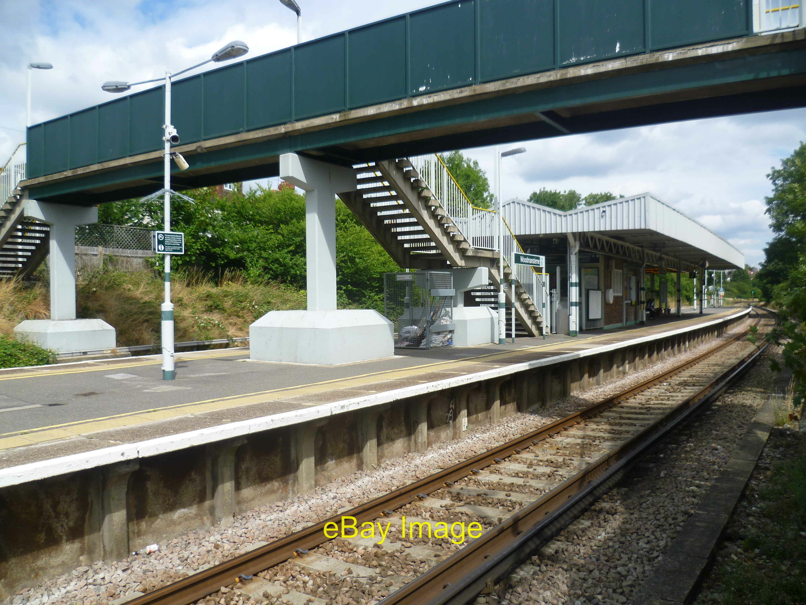 Photo 6x4 Woodmansterne station A branch line along the Chipstead ...