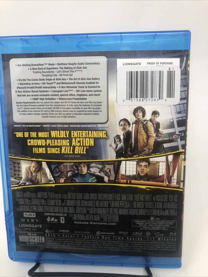 Kick-Ass (Blu-ray, 2010) 31398121381| eBay