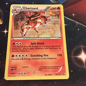 Charizard ~ 19/113 ~ Holo ~ LEGENDARY TREASURES ~ MODERATE PLAY ...